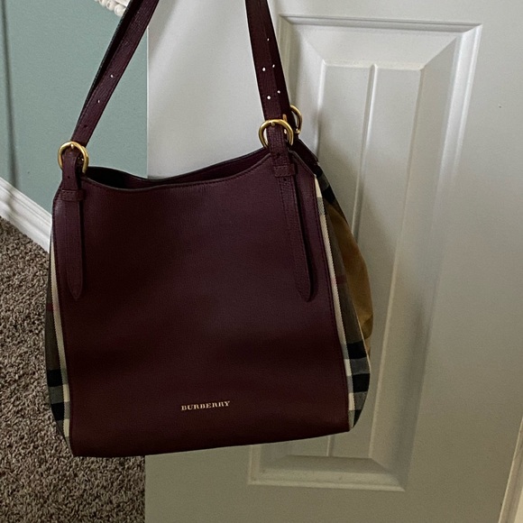 Burberry | Bags | Burberry Small Canter Leather House Check Bag | Poshmark